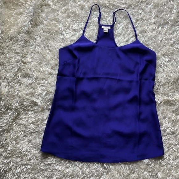 J. Crew | Tops | J Crew Blue Racerback Cami Style Tank Top 2 | Poshmark